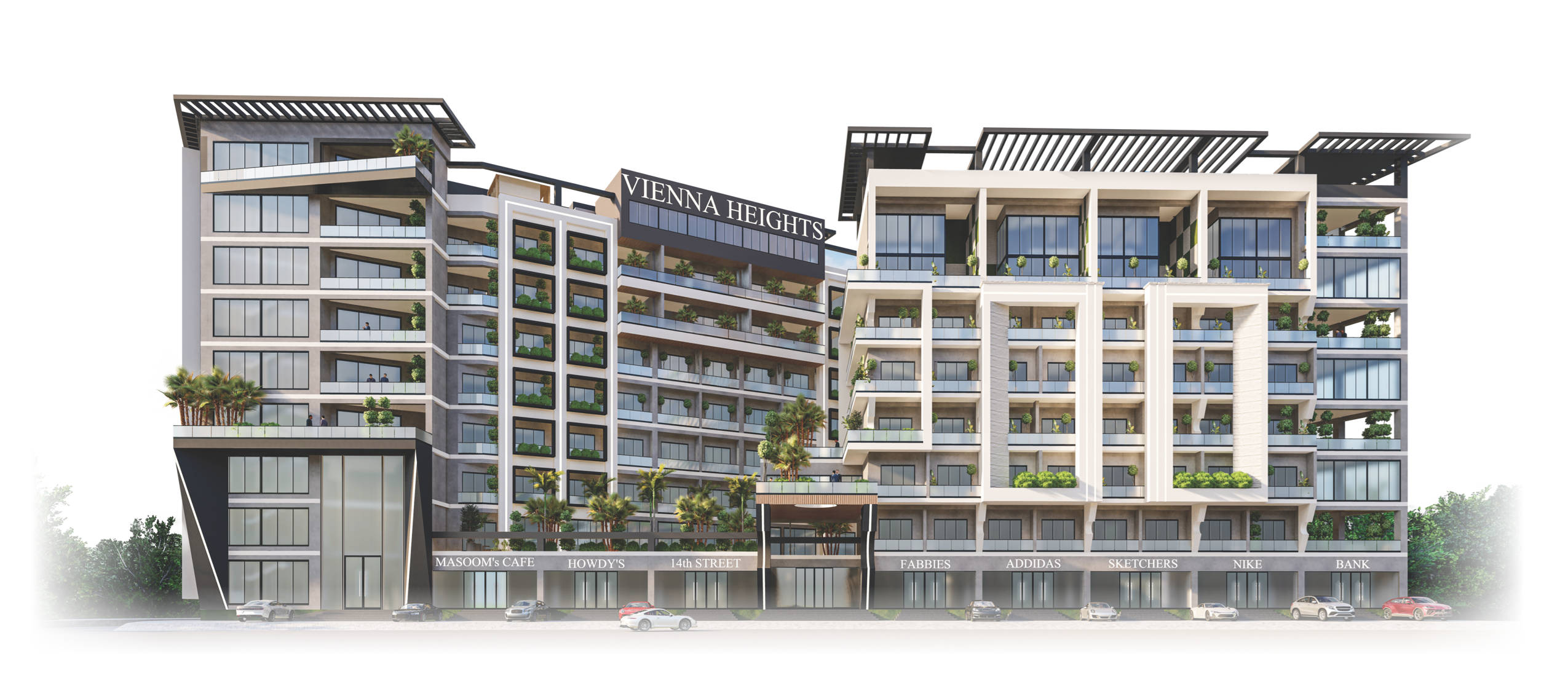 Vienna Heights - Shops & Apartments in Multan